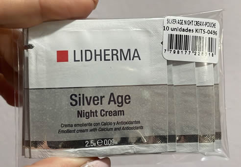 Sampling Silver Age Night Cream – Isabel Moralli